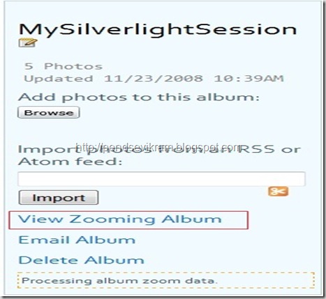 Explore .NET with Vikram Pendse: DeepZoom with PhotoZoom and Silverlight.live.com
